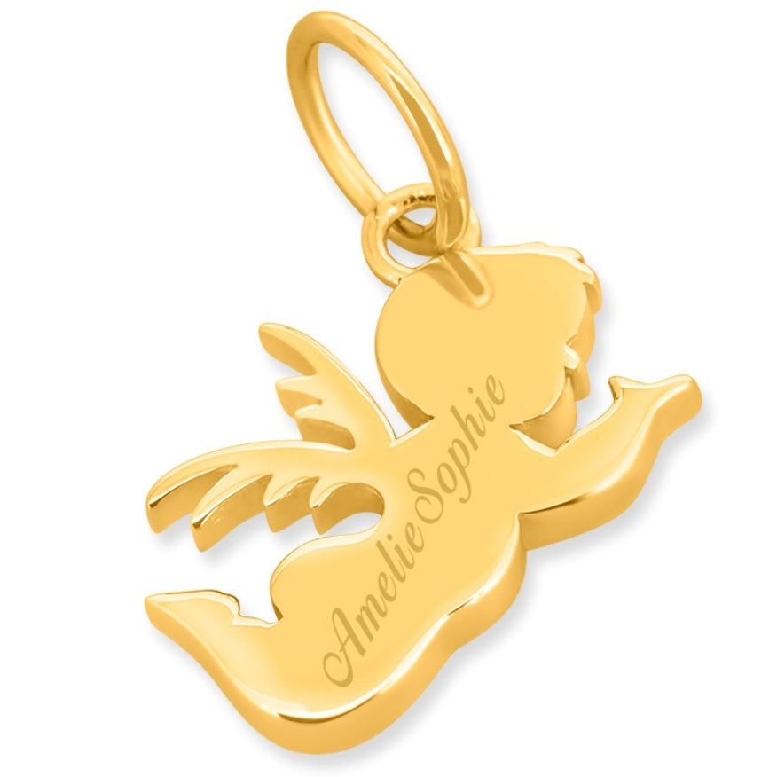 Kettenanhanger Mit Gravur Gold
