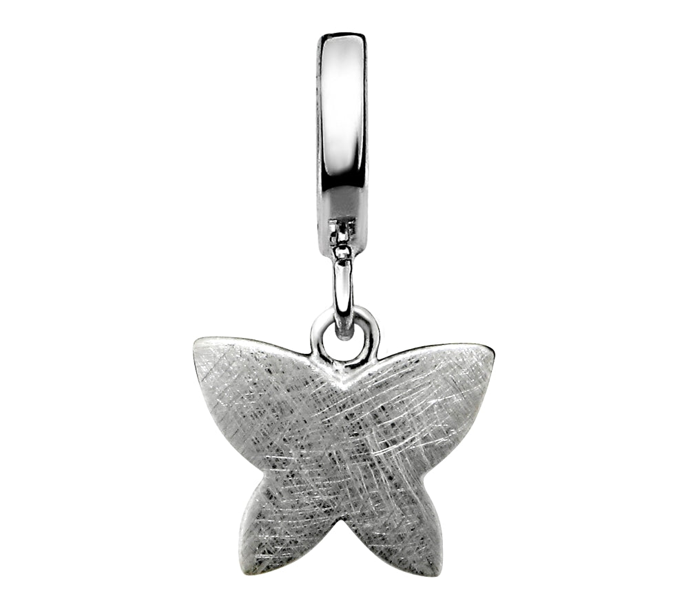 SCHMETTERLING CHARM, ANHÄNGER SILBER, SILBERCHARM ARMBAND – Galwani