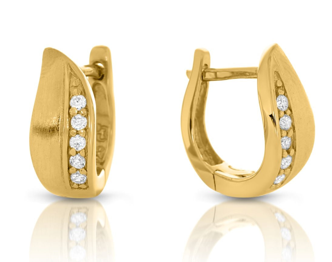 ZIRKONIA CREOLEN VERGOLDET DAMENSCHMUCK – Galwani